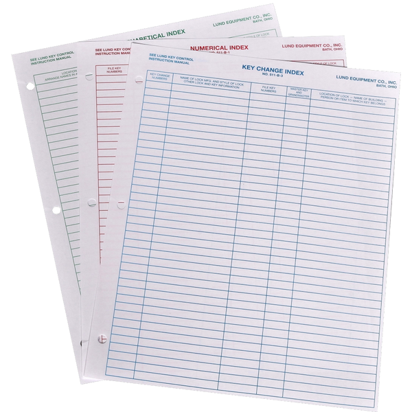 Index Sheets – Lund Equipment Company, Inc.